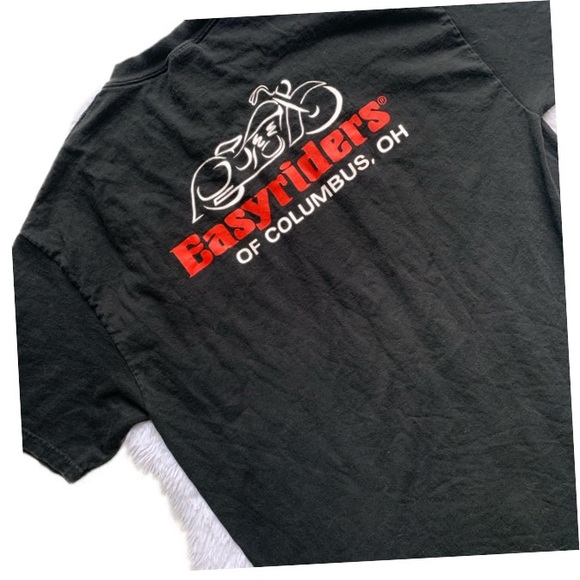 Vintage | Shirts | Vintage Black Easy Riders Magazine Tee | Poshmark